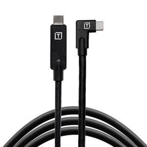 TETHERTOOLS CABLE USB-C VERS USB-C COUDE NOIR 4,6M